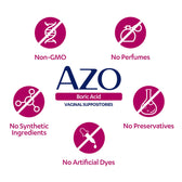 AZO Boric Acid Suppositories | Shop Boric Acid Vaginal Suppositories - AZO