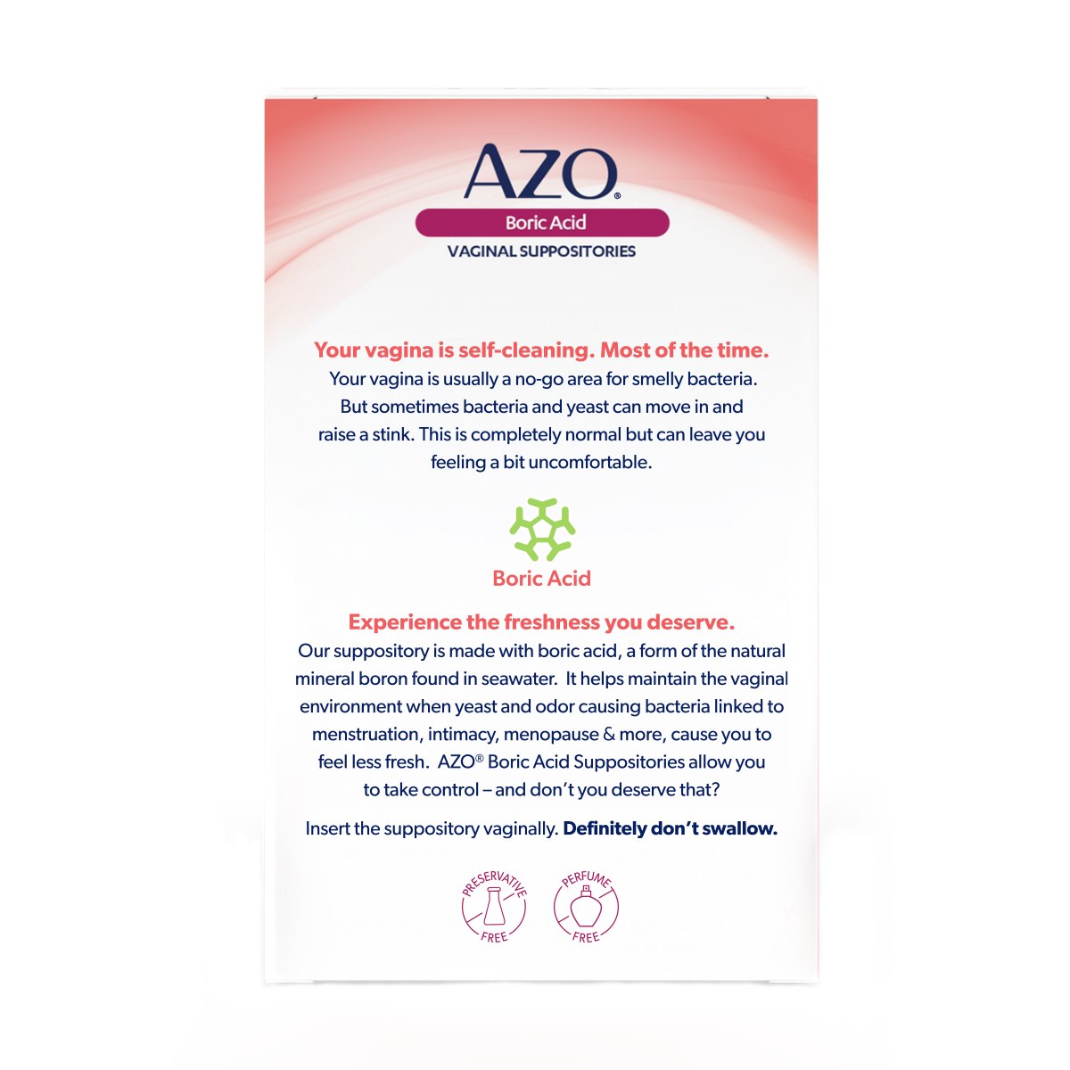 Boric Acid Suppositories | AZO