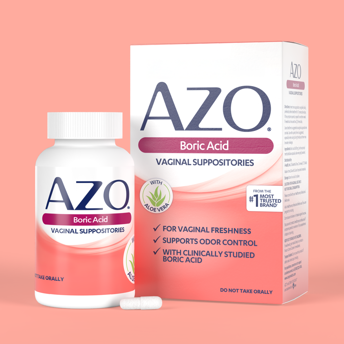 Boric Acid Suppositories | AZO