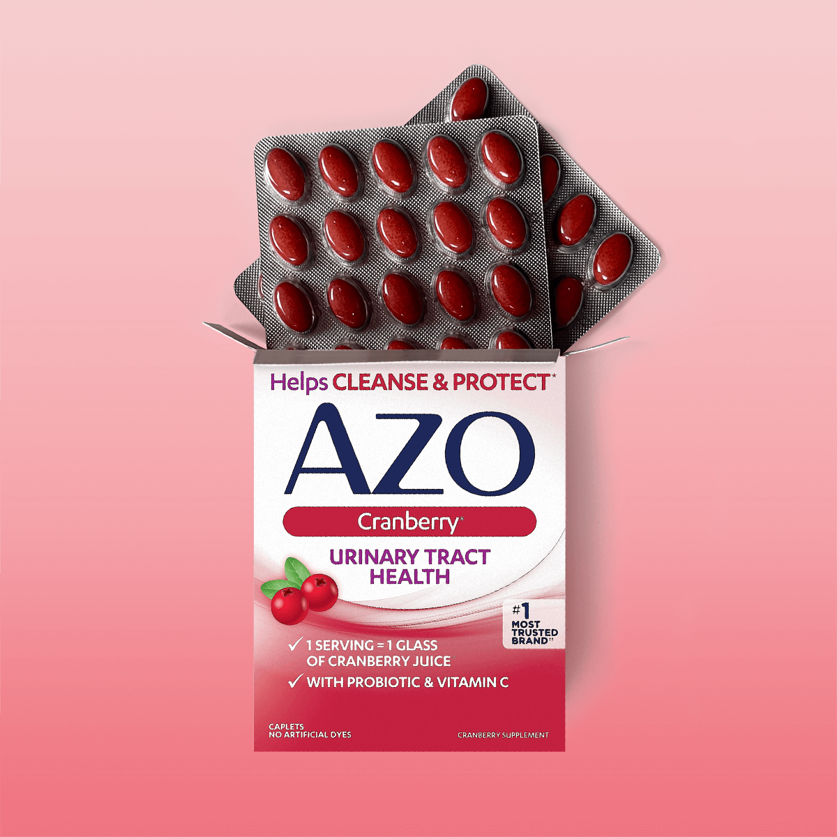 AZO Cranberry Caplets | Shop Cranberry Caplets for Urinary Tract Health ...