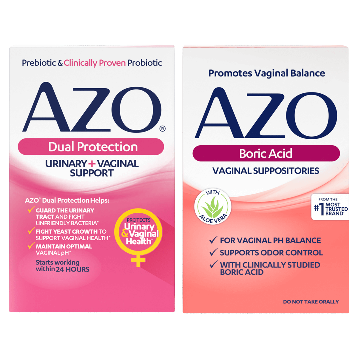AZO Protect & Refresh Bundle | Shop Dual Protection & Boric Acid - AZO