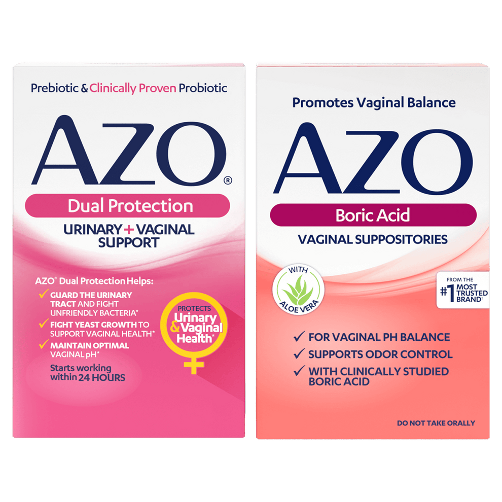 AZO Protect & Refresh Bundle | Shop Dual Protection & Boric Acid - AZO