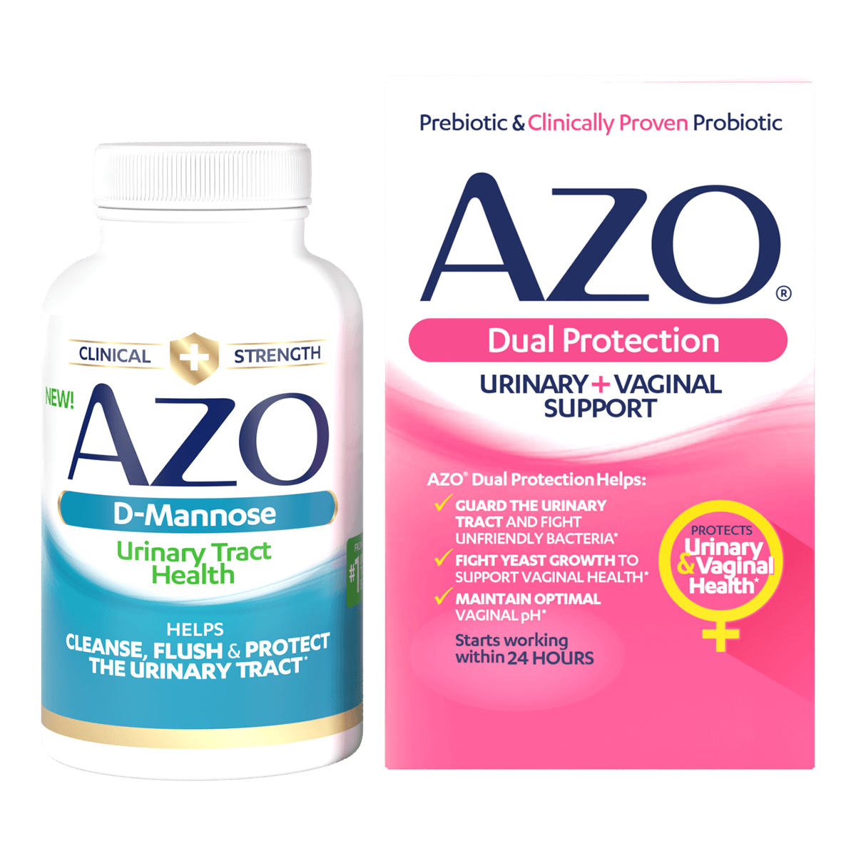 AZO Urinary & Vaginal Support Bundle | Order Probiotics & Prebiotics ...